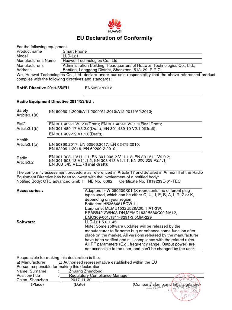 Huavei Honor 9 Lite (LLD-L21) | PDF | Information And Communications ...