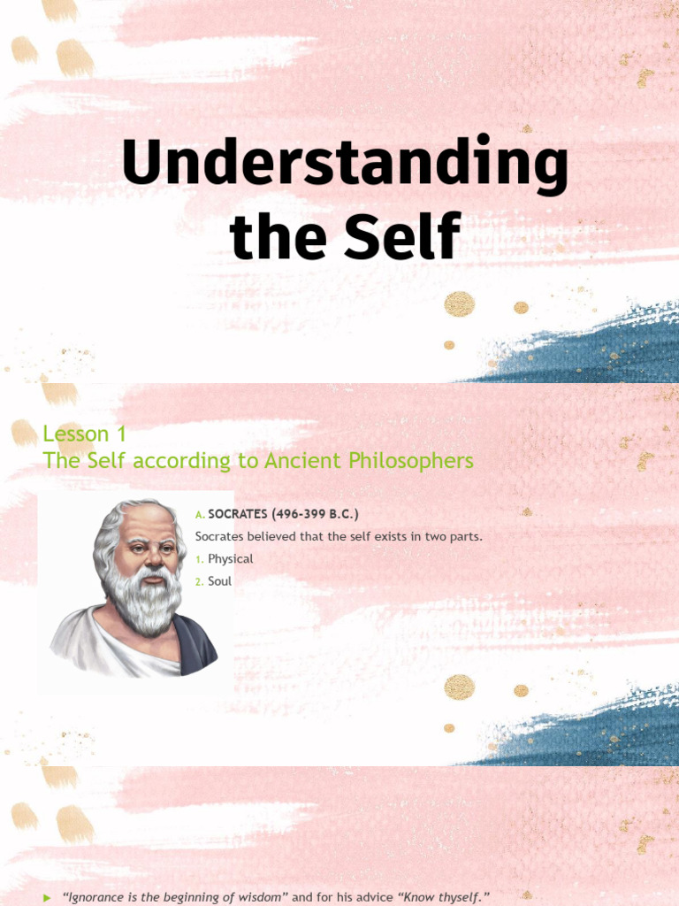 Understanding The Self-Lesson1 | PDF