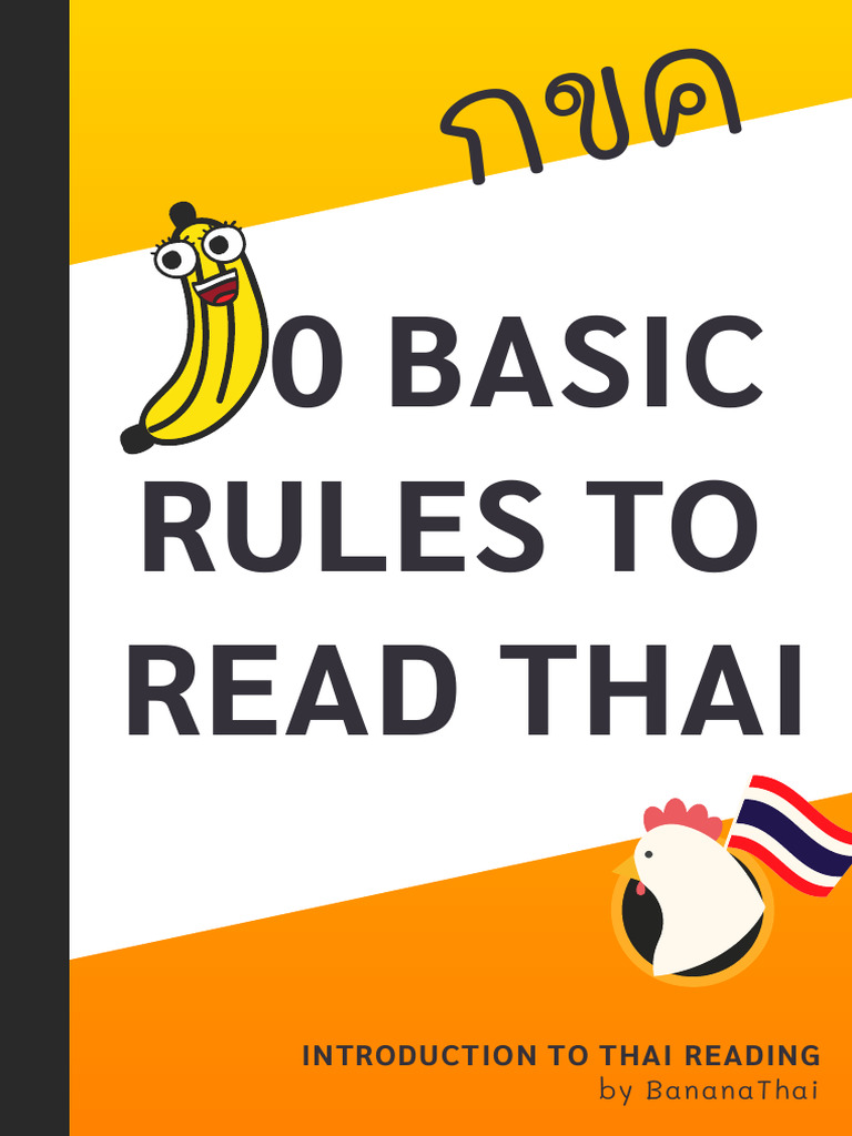 Ultimate Guide to Reading Thai | PDF | Tone (Linguistics) | Syllable