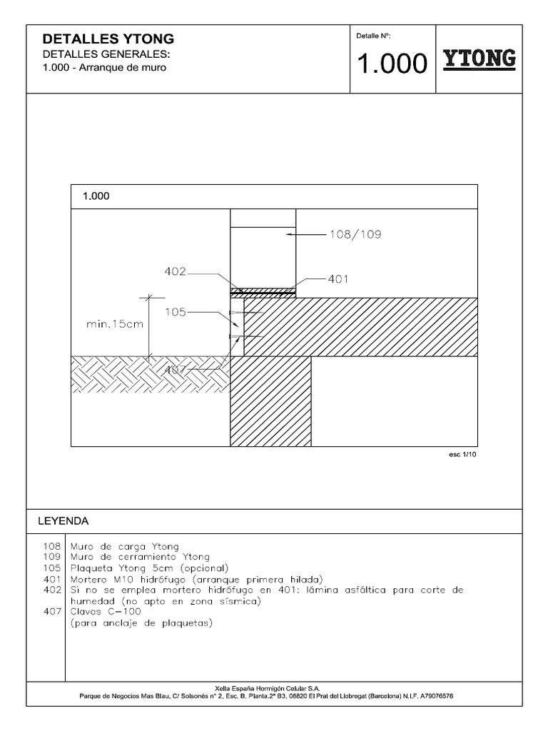 Detalles YTONG 2021 | PDF