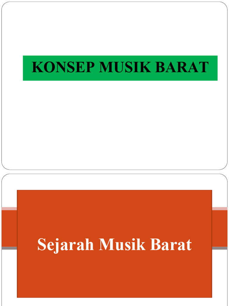 Sejarah Musik Barat | PDF