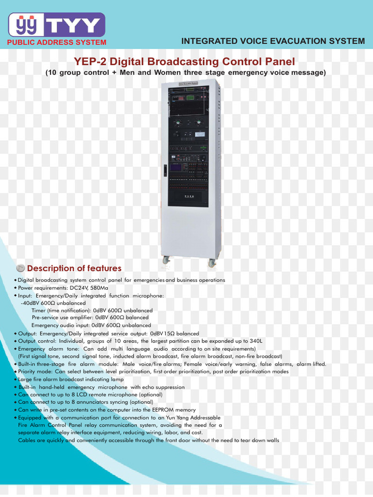 Brosur Sound System TYY | PDF | Power Supply | Microphone