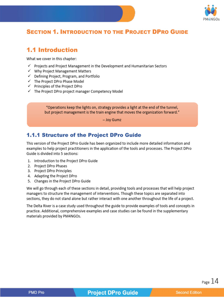 Project Dpro Guide Introduction - 1590583308 | PDF | Project Management ...