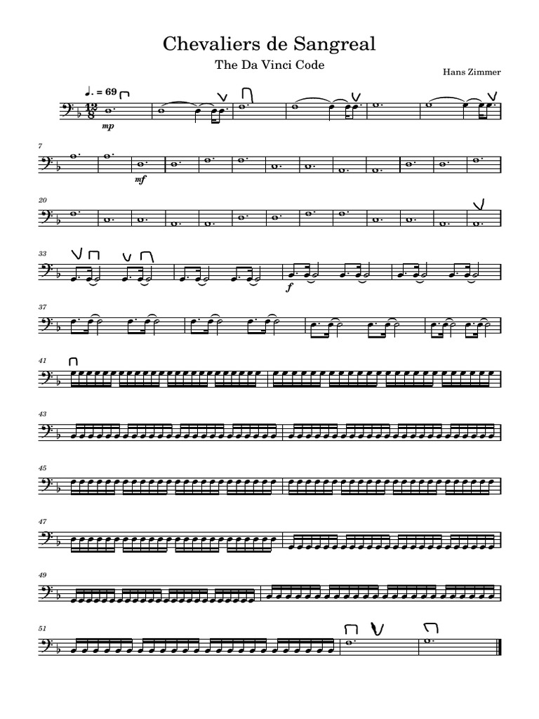 Chevaliers de Sangreal-Bass | PDF