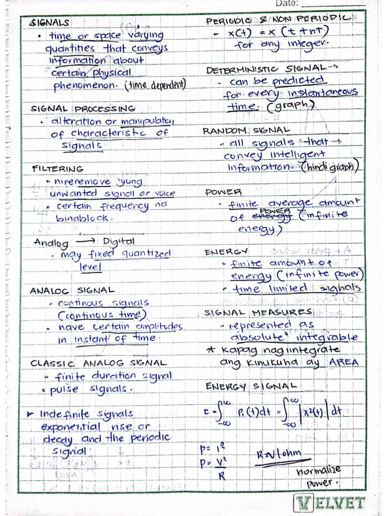 Signals Notes Pdf