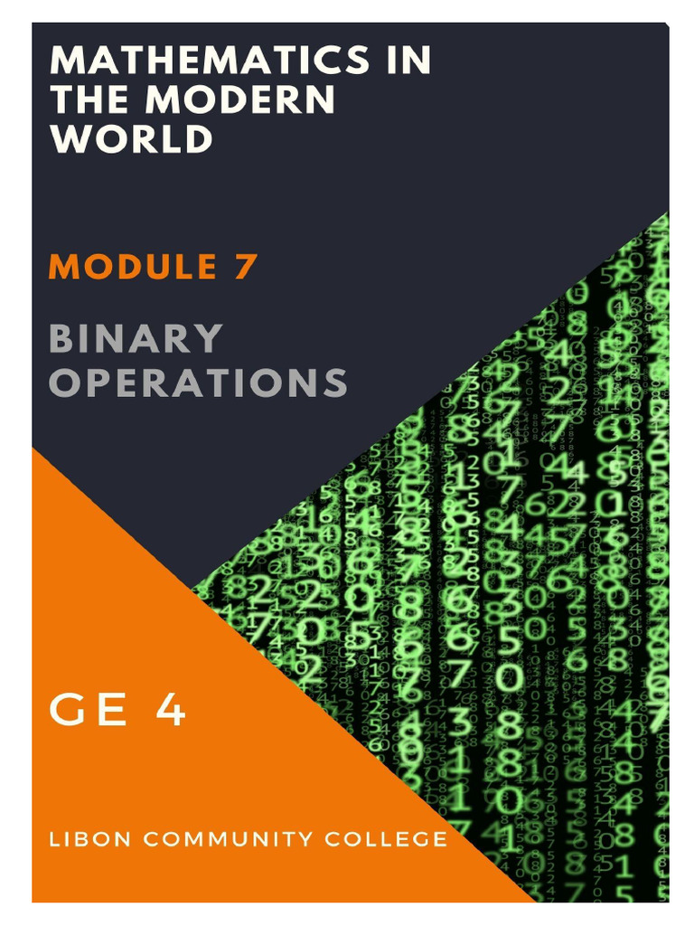 GE 4 Module 7 | PDF | Numbers | Set (Mathematics)