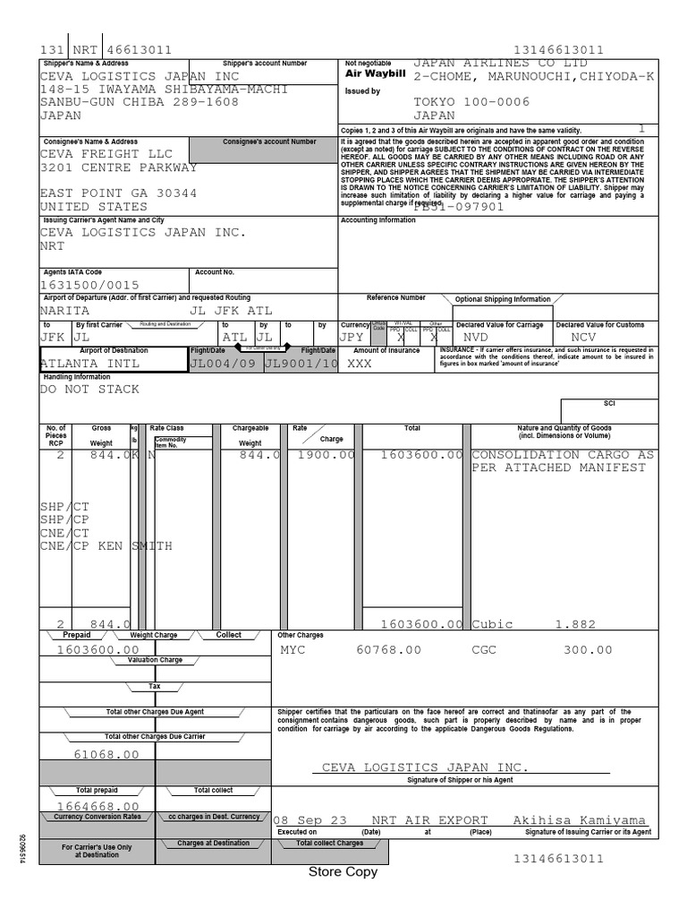 Am - Mawb | PDF | Business | Economies