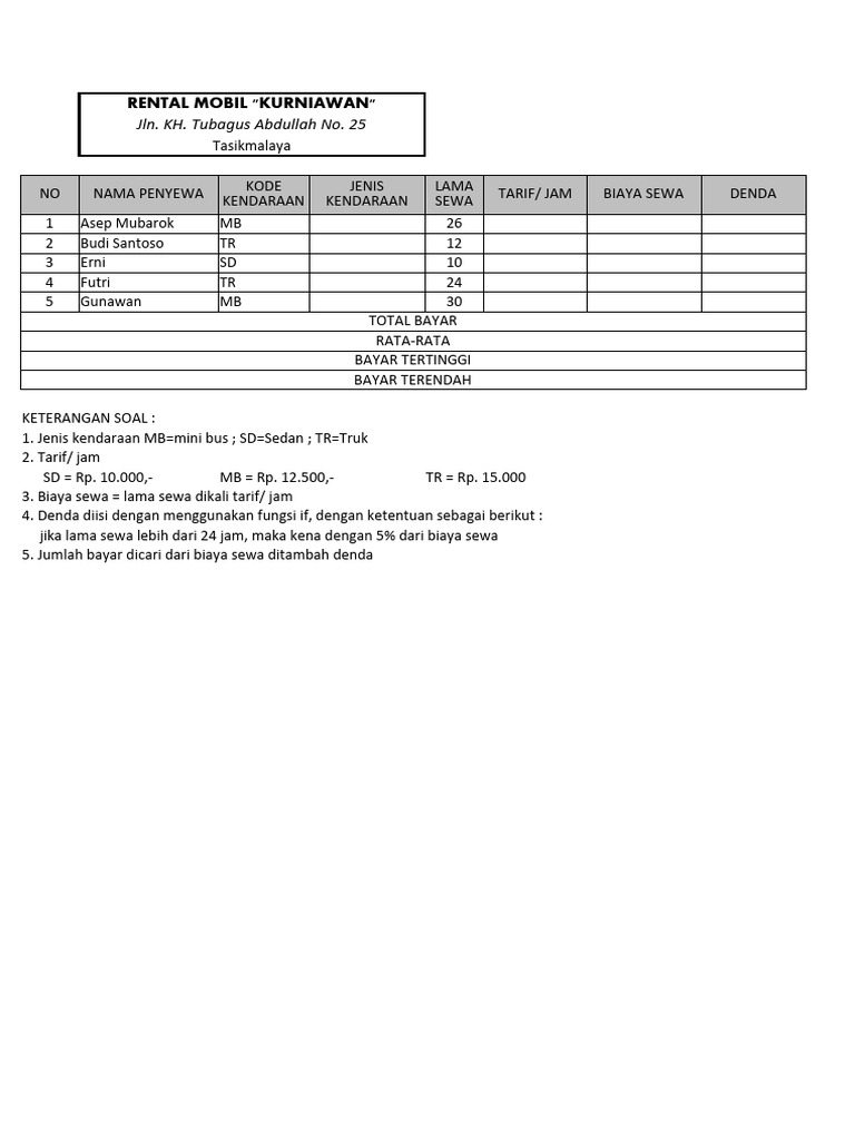 Praktik-Excel-Modul 3 | PDF