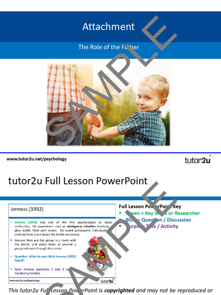 Role Of The Father Sample Pdf Attachment Theory Father