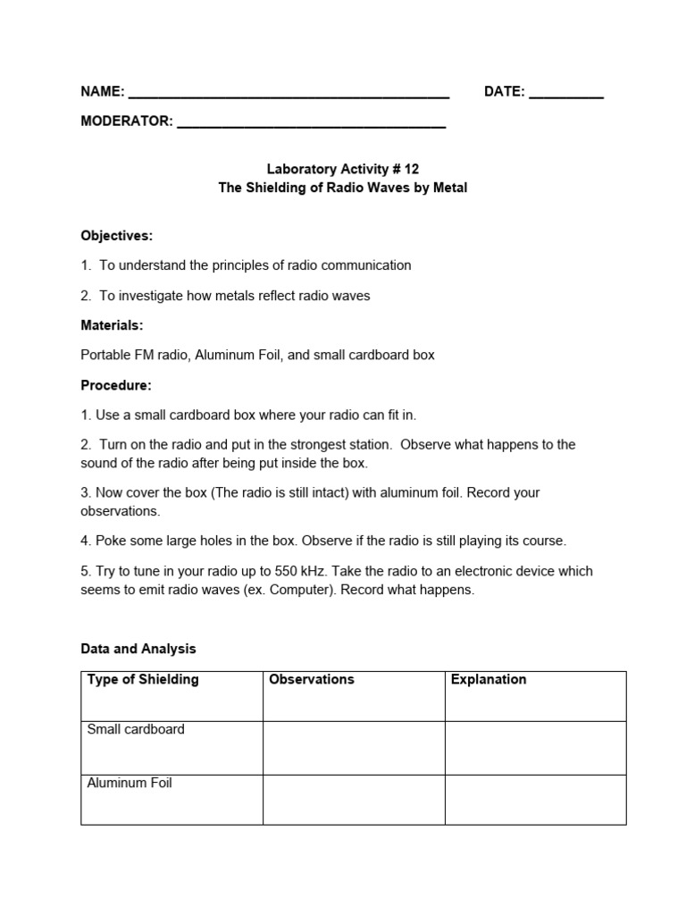 YS 11 Laboratory Activity # 12 | PDF