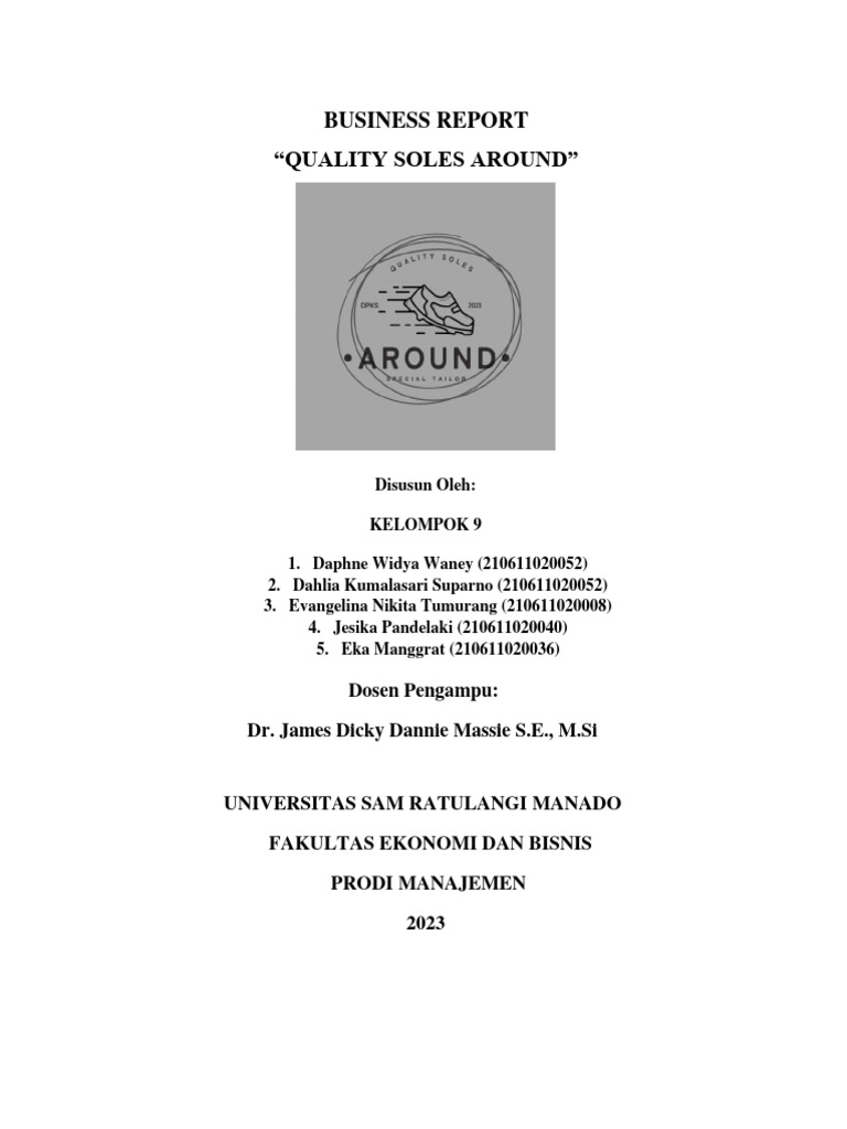 Kelompok 9 - Business Report | PDF