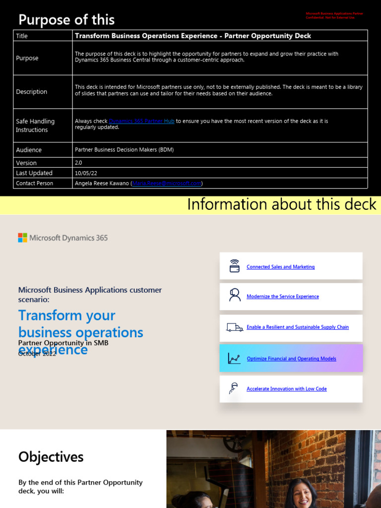 SMB Partner Opportunity with Dynamics 365 | PDF | Cloud Computing ...
