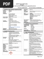 MSDS Un1002 Compressed Air | PDF | Safety | Occupational Safety And Health