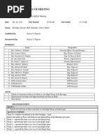 Organizational Chart BDRRMO | PDF