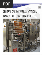 TFF System | PDF | Membrane | Filtration