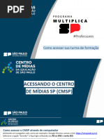 Como Acessar o CMSP Web Passo a Passo | PDF