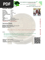 Modelo de Currículo Vitae (CV) | PDF