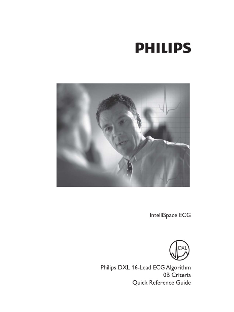 Philips DXL 16-Lead ECG Algorithm 0B Criteria Quick Guild | PDF ...