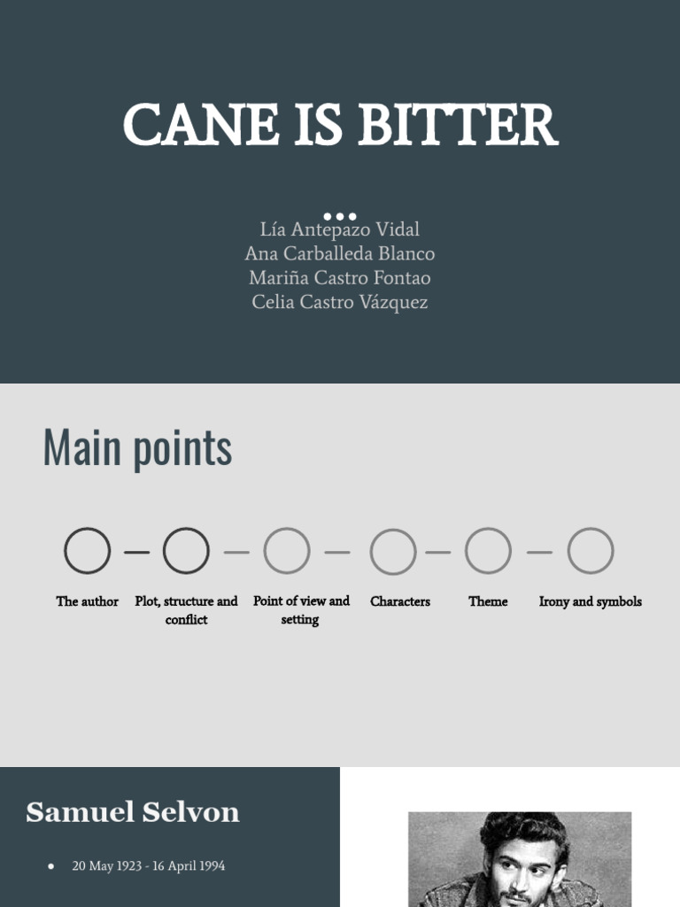 Presentation Cane Is Bitter | PDF