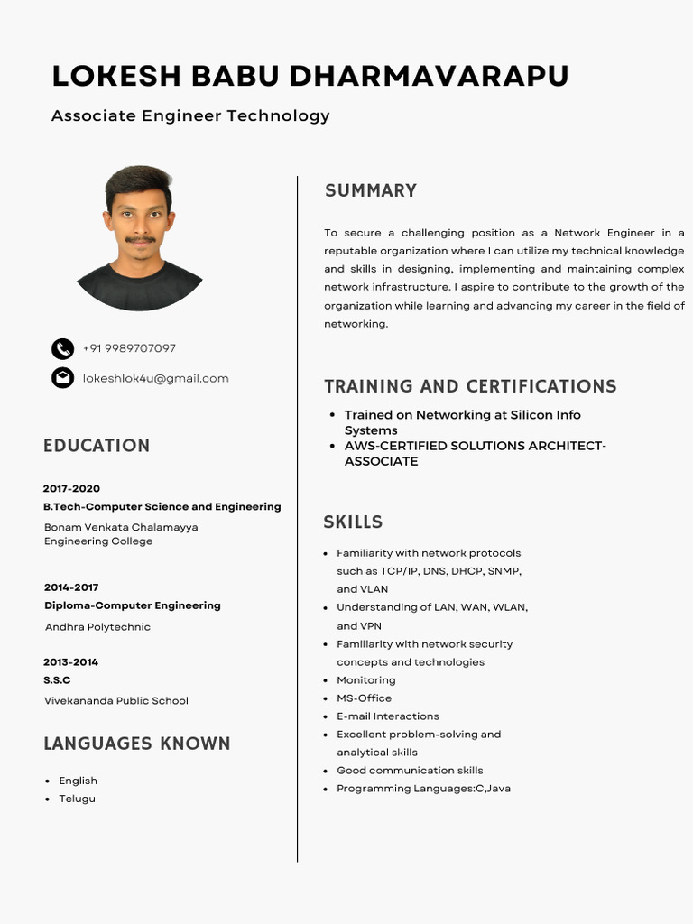 Lokesh REsume | PDF