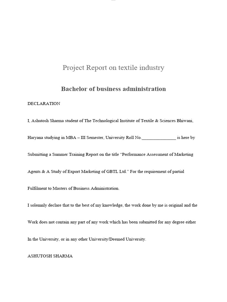 Textile Industry | PDF | Letter Of Credit | Cost Of Living