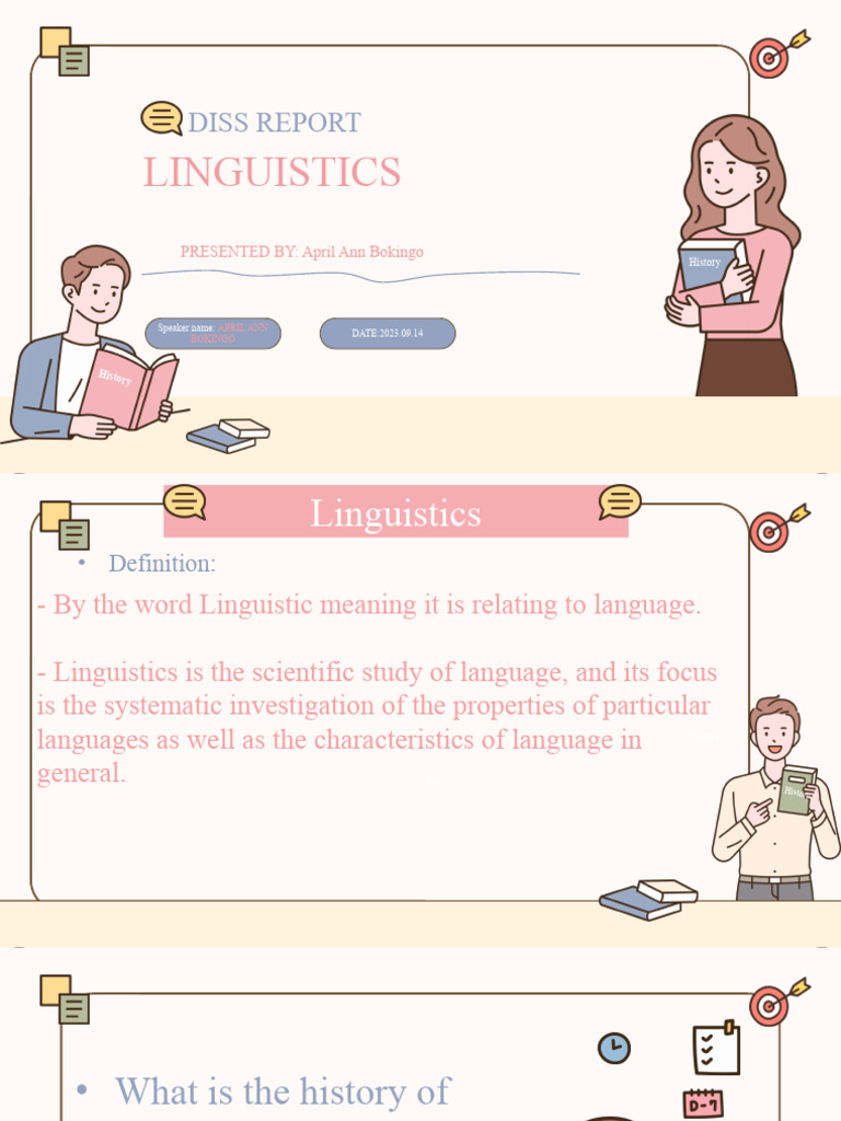 Linguistics Report 1 | PDF | Linguistics | Science