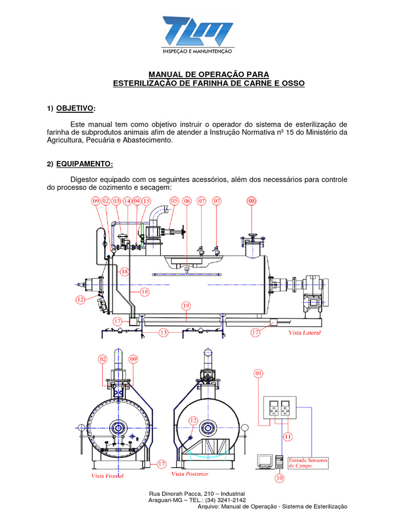 Manual de Operação - Sistema de Esterilização | Download grátis PDF ... Manual de Operação - Sistema de Esterilização | Download grátis PDF ...