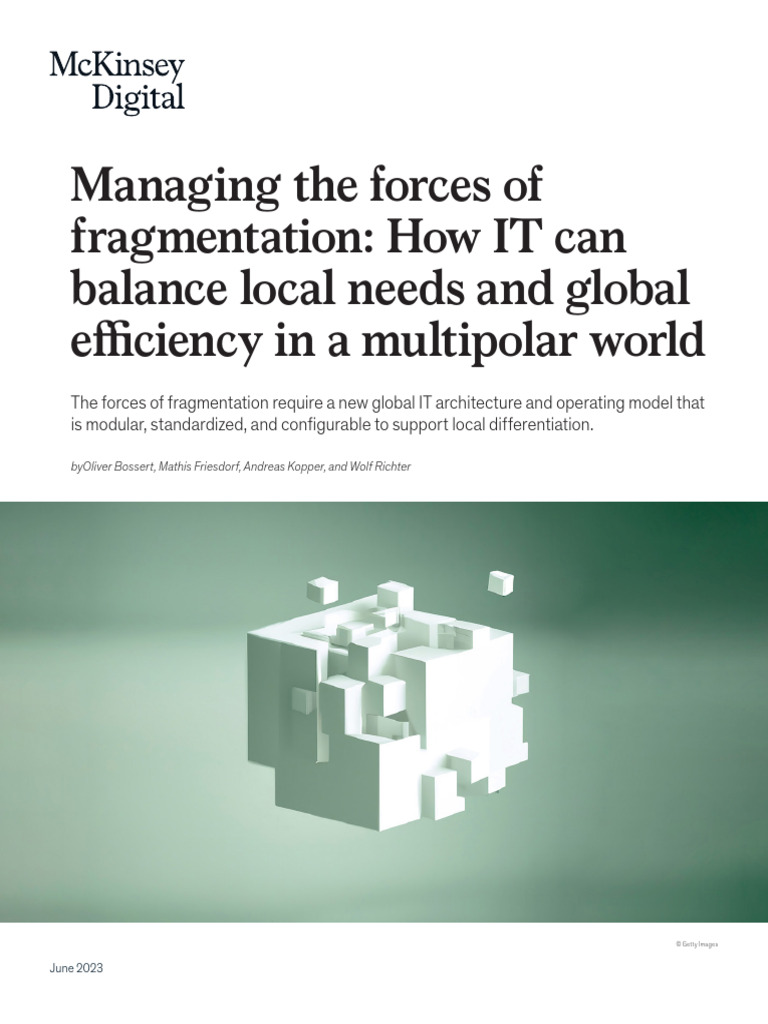 Managing The Forces of Fragmentation | PDF | Cloud Computing | Underwriting