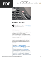 Présentation D'asterisk | PDF | Protocoles Internet | Ingénierie informatique