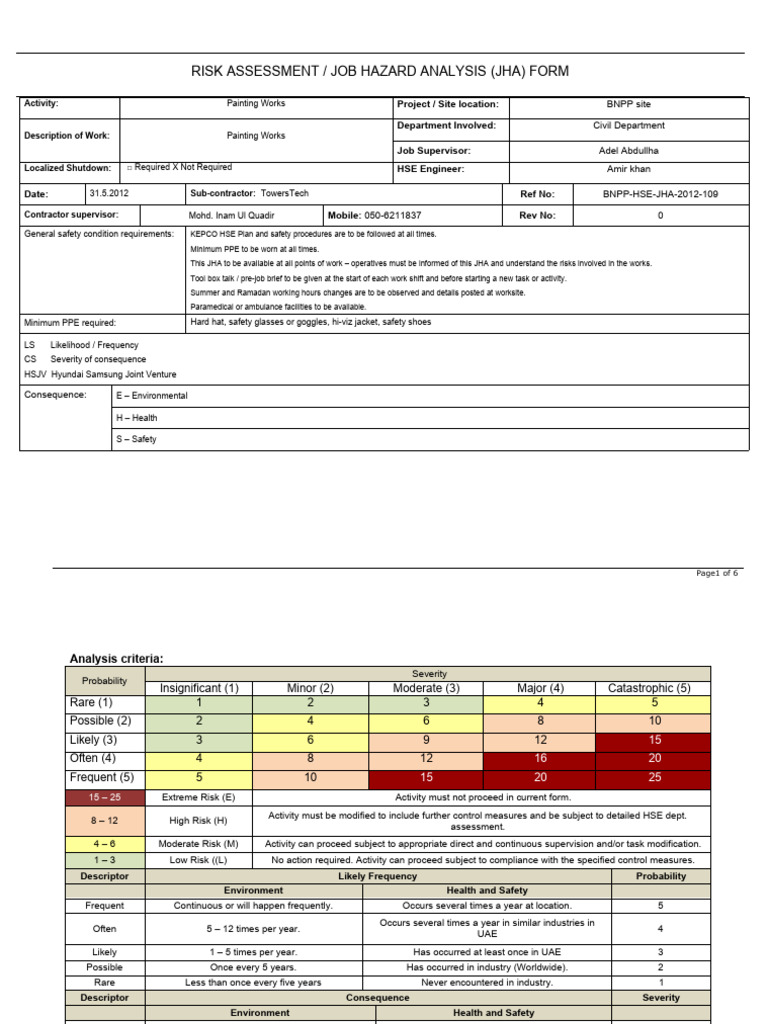 SFSDF | PDF | Risk | Occupational Safety And Health