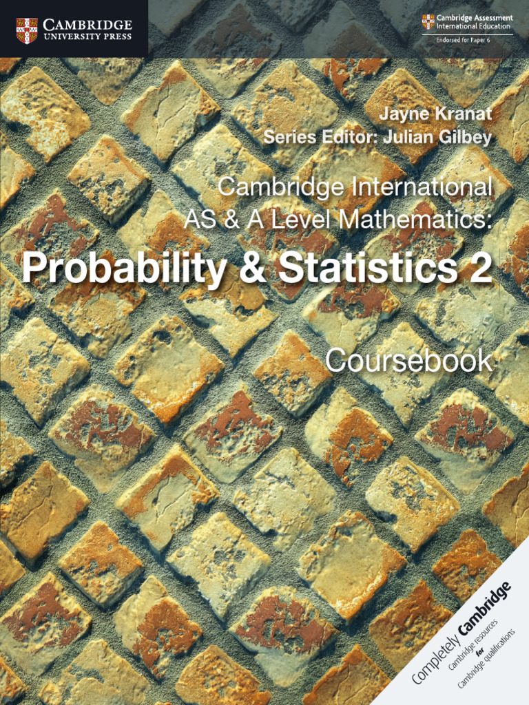 Cambridge Stats & Prob | PDF | Variance | Normal Distribution