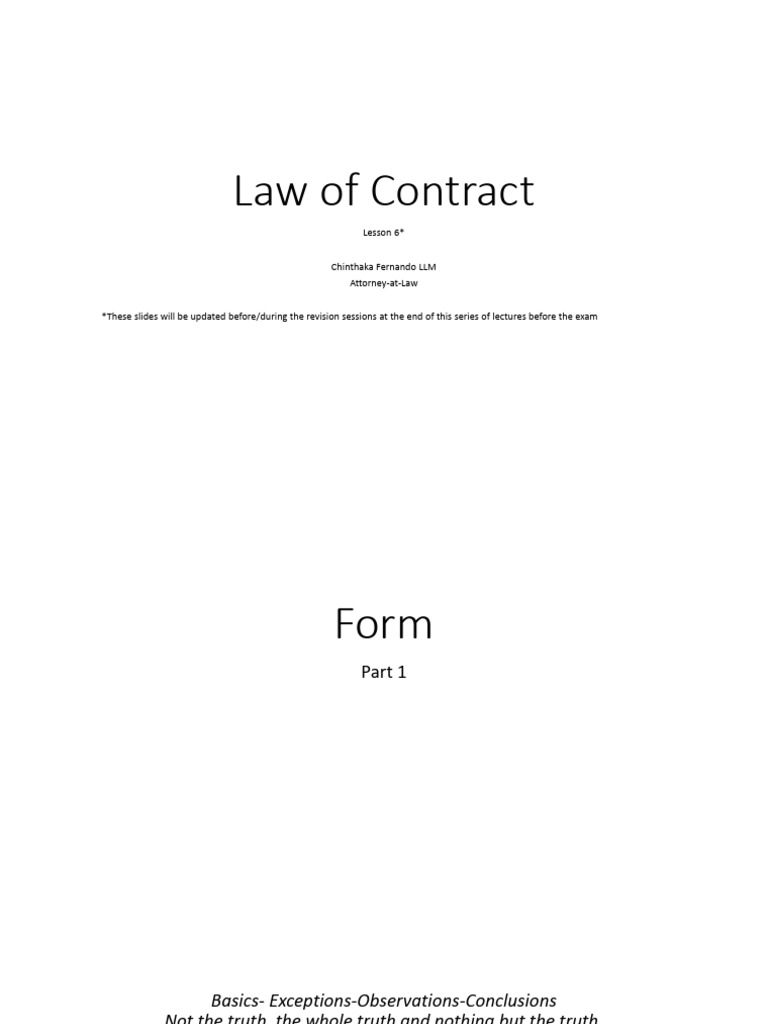 Understanding Contract Law Basics | PDF | Justice | Crime & Violence