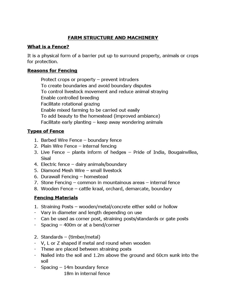 1 Fencing | PDF | Wire | Building Engineering