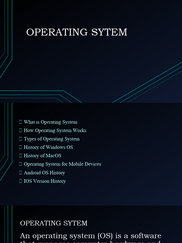 Operating Sytem May 10 | PDF | Operating System | Ios