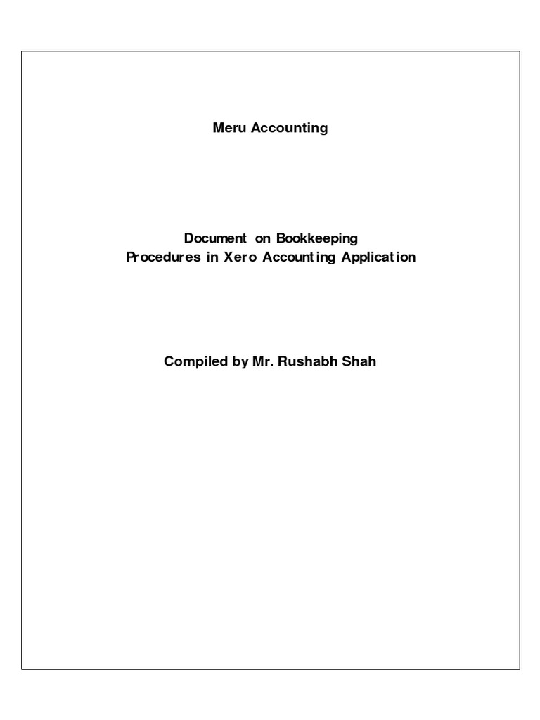 Xero Manual Pdf Invoice Business