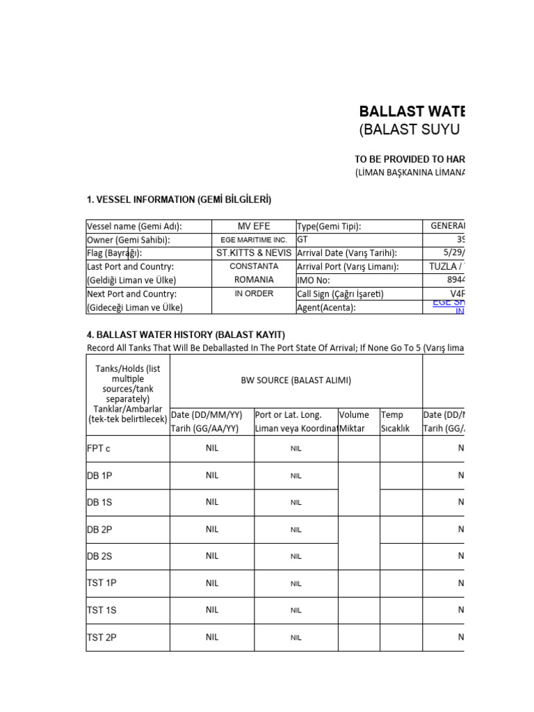 Ballast Reporting | PDF