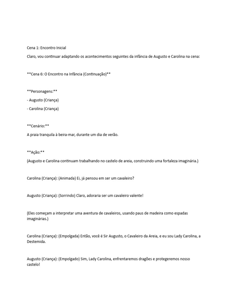 Roteiro De Peça Pdf Augustus