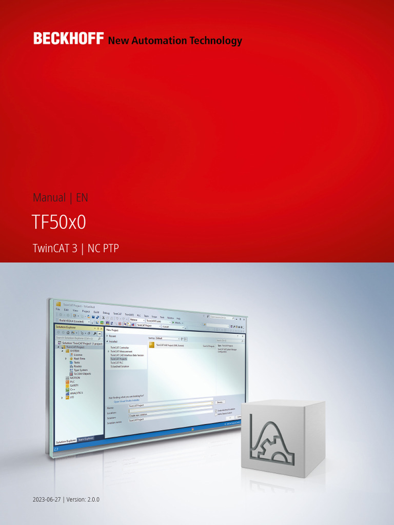 Twincat 3 - NC PTP | PDF | Programmable Logic Controller | Rotation Around A Fixed Axis