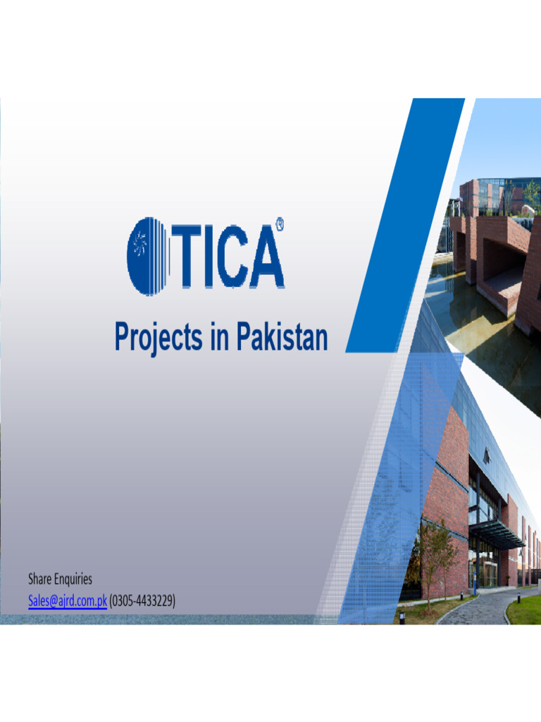 TICA Pakistan Project References | PDF | Temperature | Home Appliance