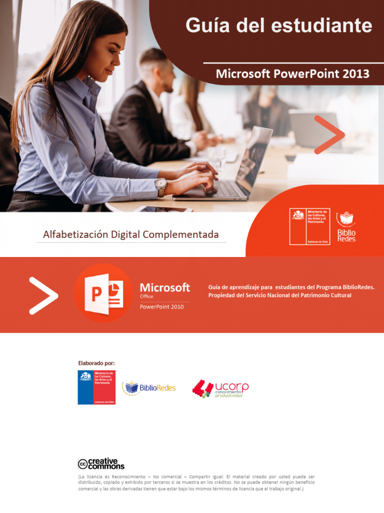 Guía de Aprendizaje PowerPoint 2013 | PDF | Microsoft PowerPoint | Ventana (informática)