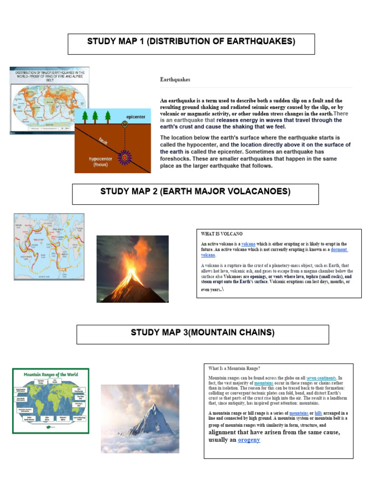 Activity 1 | PDF | Volcano | Earthquakes