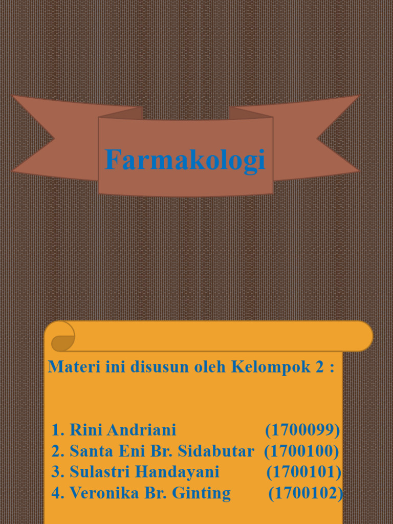 Tugas Farmakologi | PDF