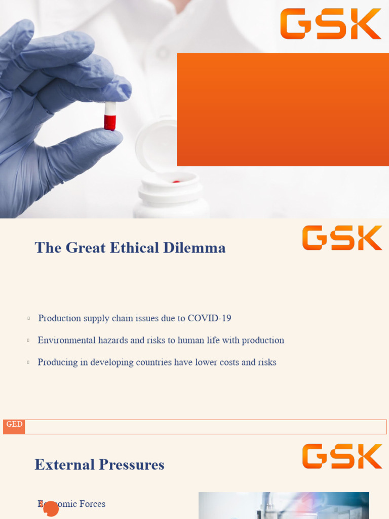GlaxoSmithKline SWOT Analysis and Solution | Download Free PDF | Outsourcing | Risk