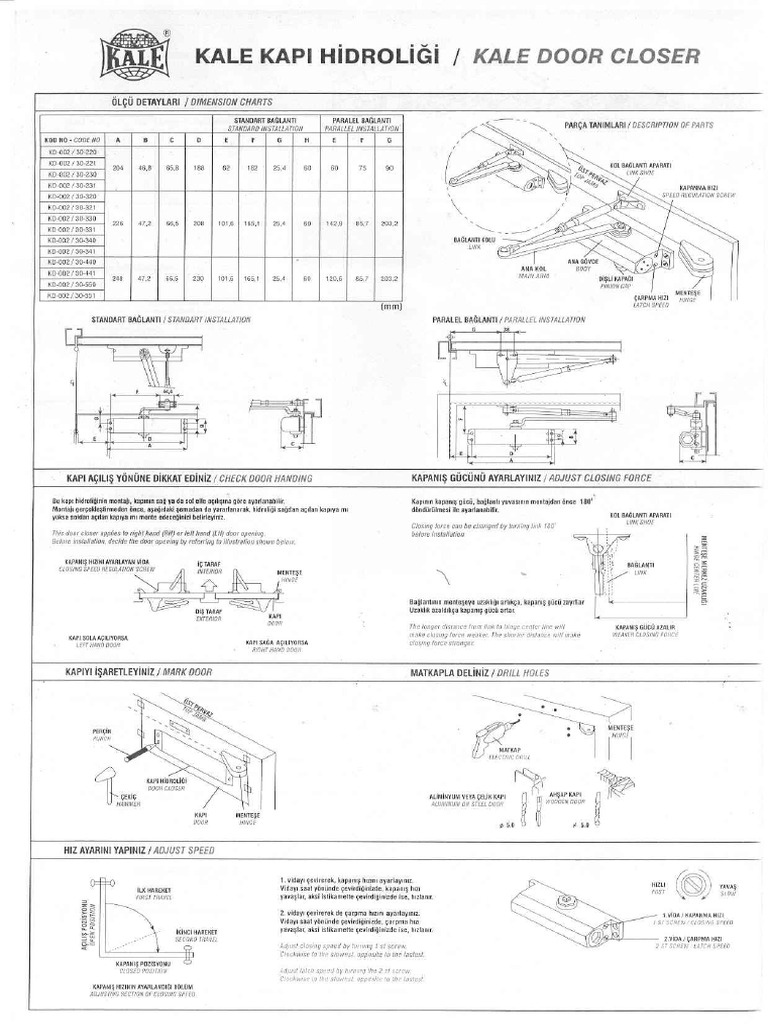 KALE 400 - Kale 400-Manual Instalare | PDF
