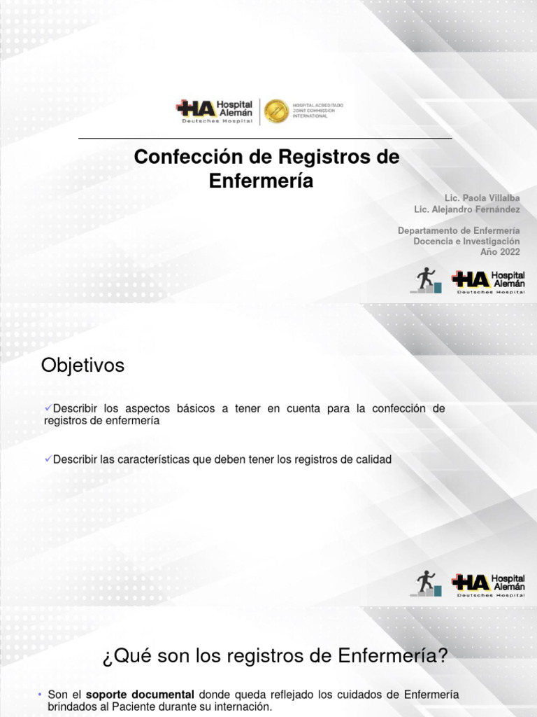 Registros de Enfermeria | PDF | Enfermería | Hospital