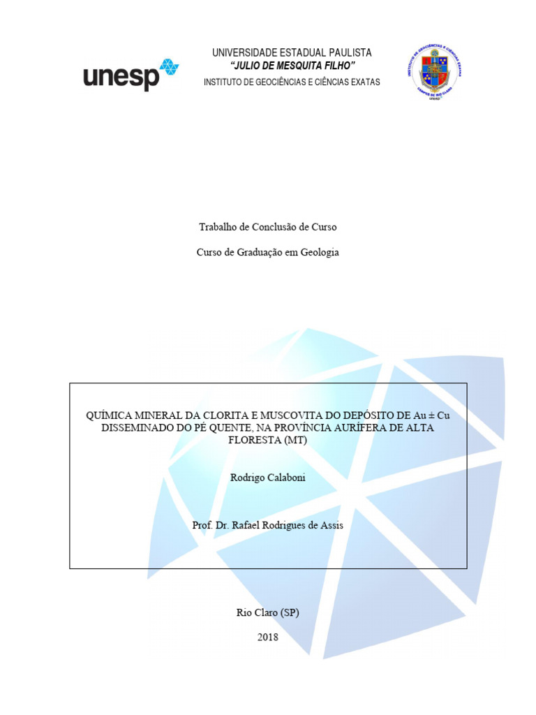 Unesp | PDF | Granito | Minerais