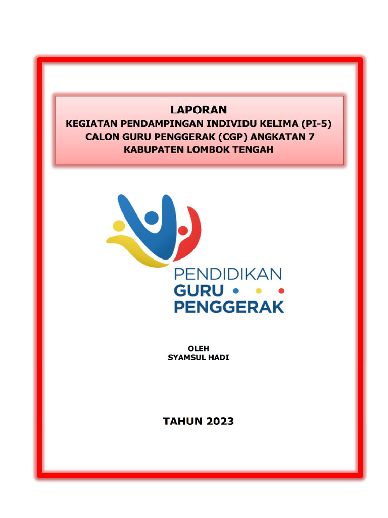 Laporan Pi 5 CGP A7b | PDF | Karier & Perkembangan