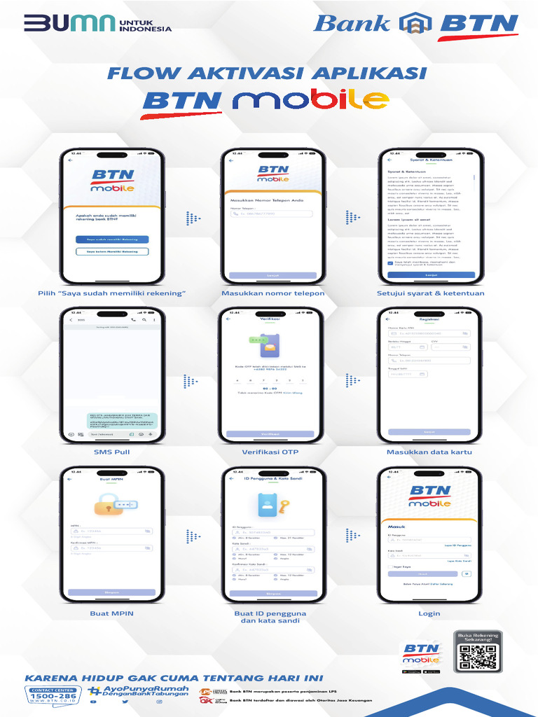 Flyer BTN Mobile-Aktivasi Aplikasi | PDF