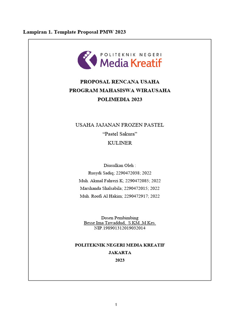 PMW 4 Rusydi, Akmal, Mashanda | PDF