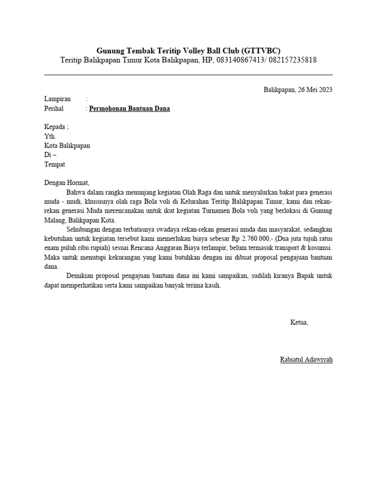 Proposal Volley | PDF